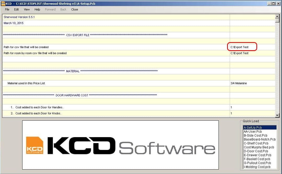 Sherwood Shelving Design Library - KCD Software - Sherwood Shelving
